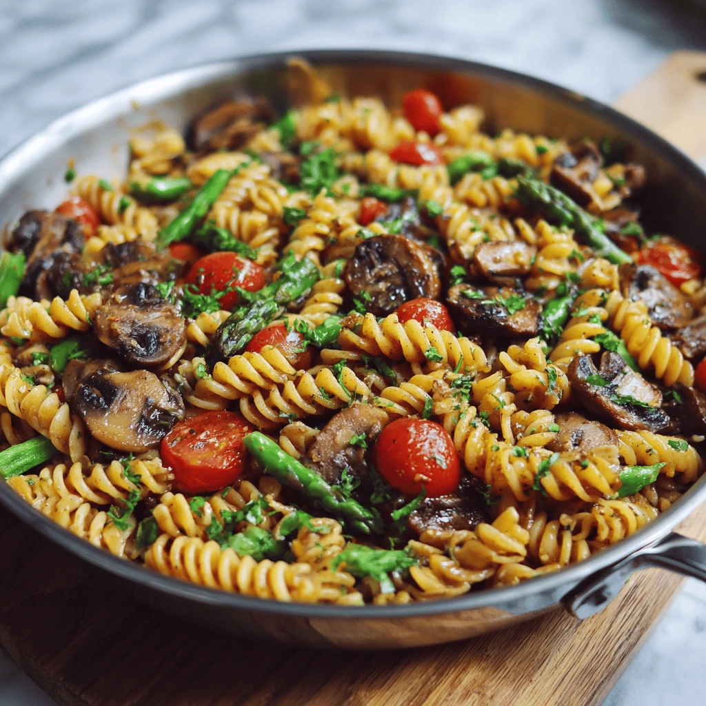 Vegan One-pan Rotini Pasta Dinner Ideas – dishbyamanda.com