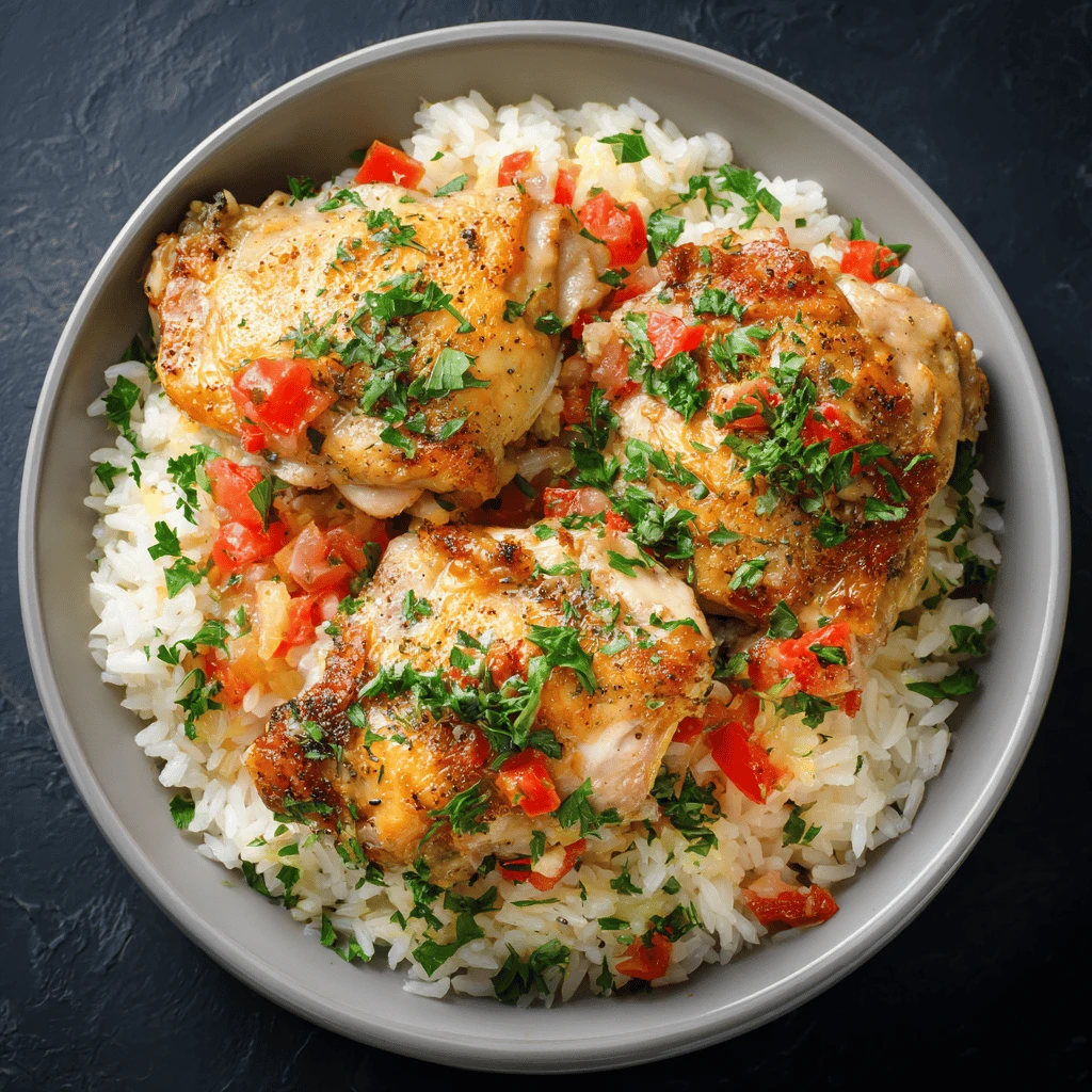 Crockpot Boneless Skinless Chicken Thigh Meals with Rice – dishbyamanda.com