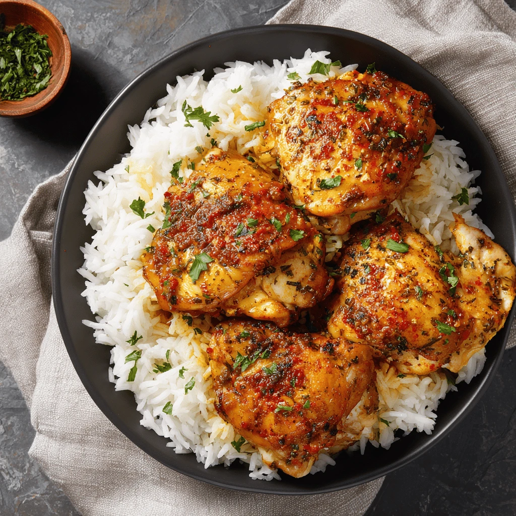 Crockpot Boneless Skinless Chicken Thigh Meals with Rice – dishbyamanda.com