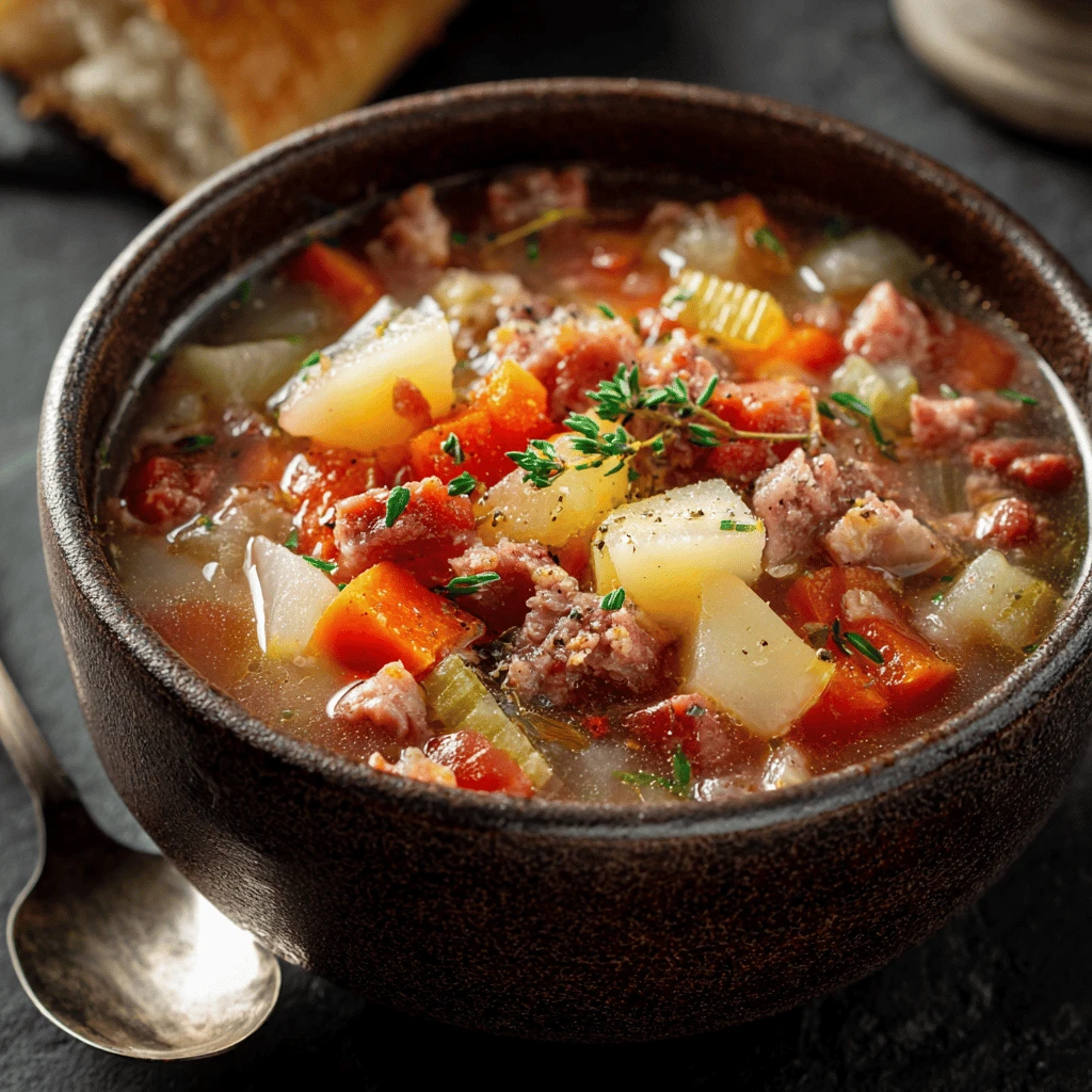 Slow Cooker Soup Recipes with Ham and Ground Beef – dishbyamanda.com