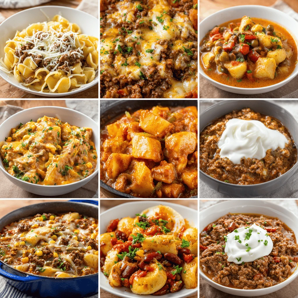 Slow Cooker Skillet Ground Beef Dinners: Delicious & Easy Recipes ...
