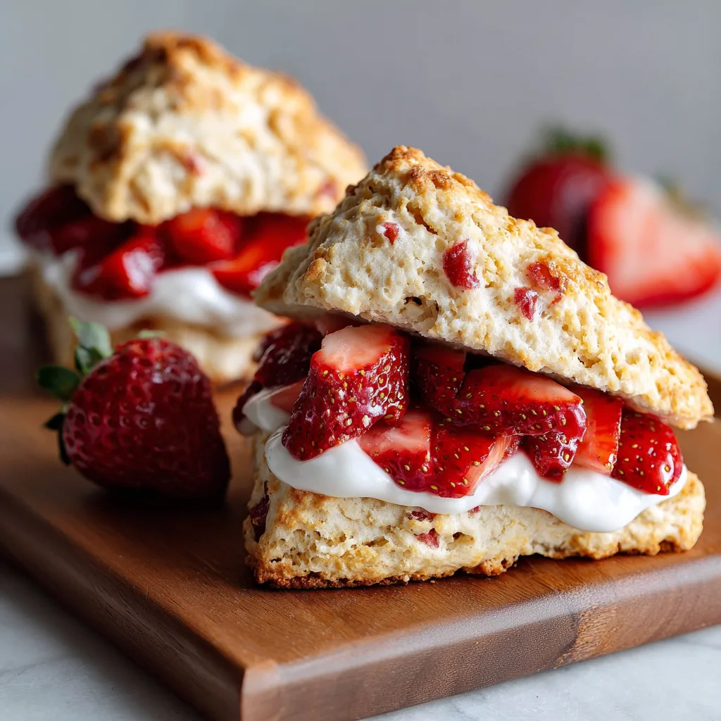Strawberry Shortcake Scones – dishbyamanda.com